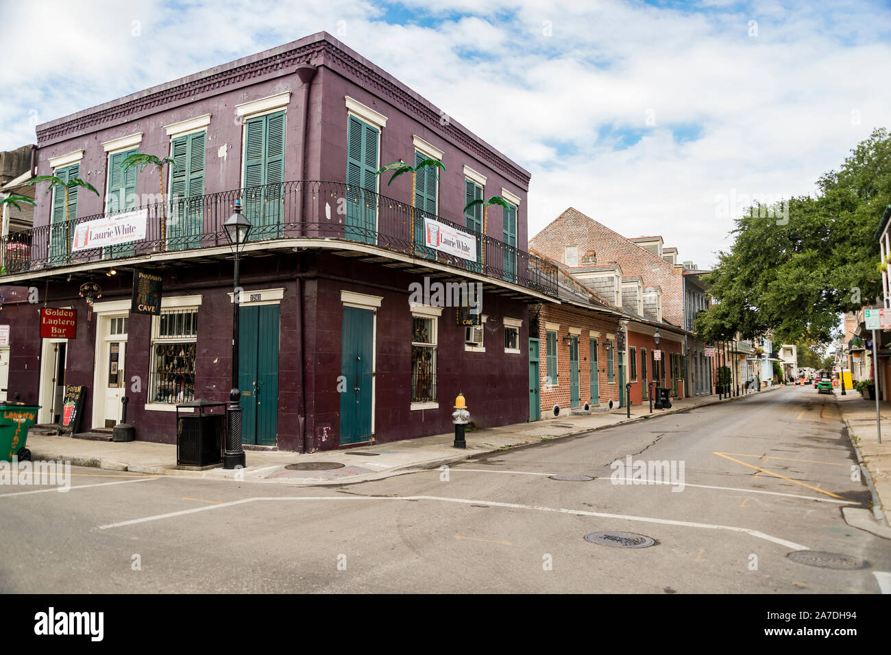 Architecture of the French Quarter in New Orleans Stock Photo - Alamy