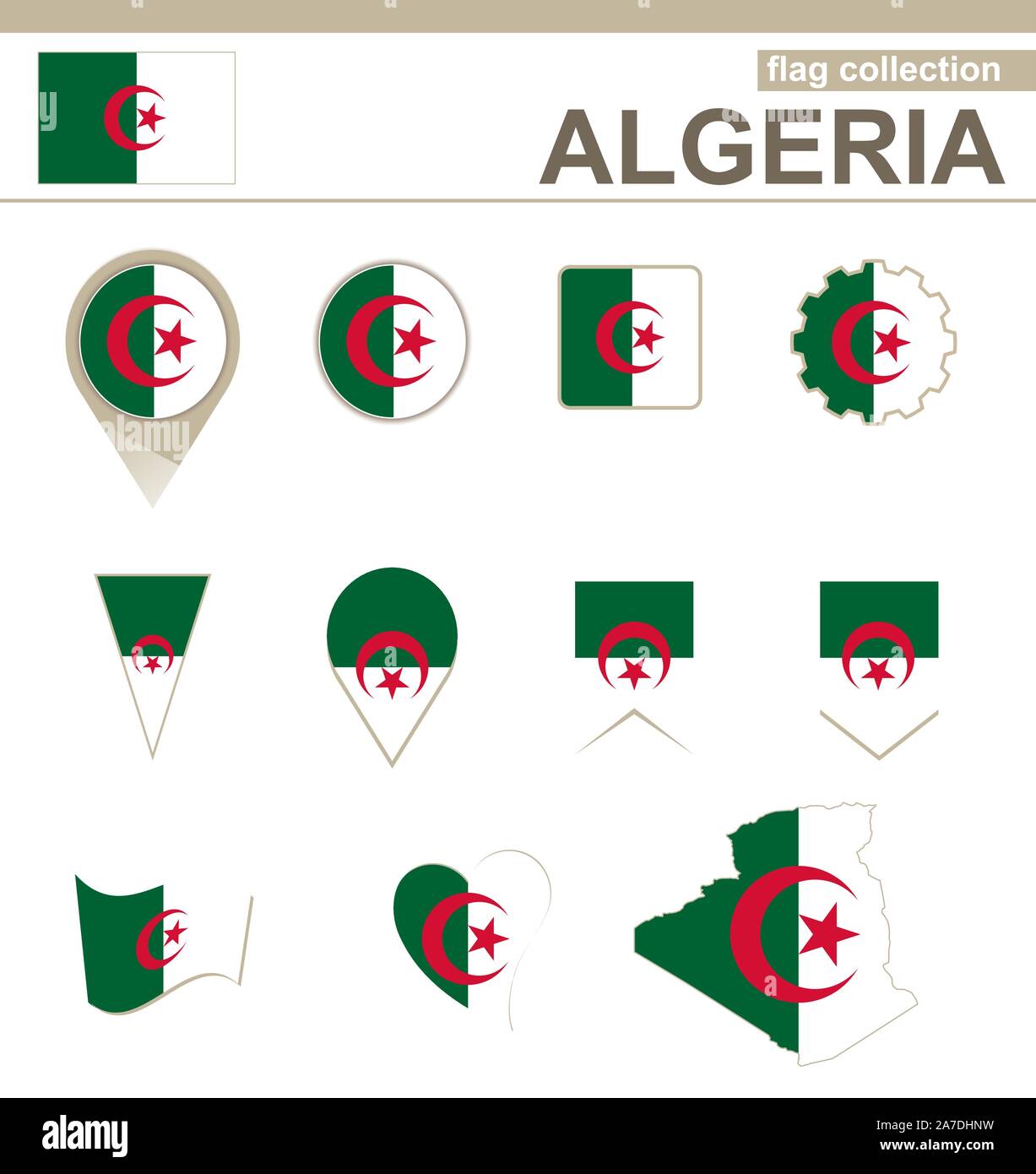 Algerian landmark Stock Vector Images - Alamy