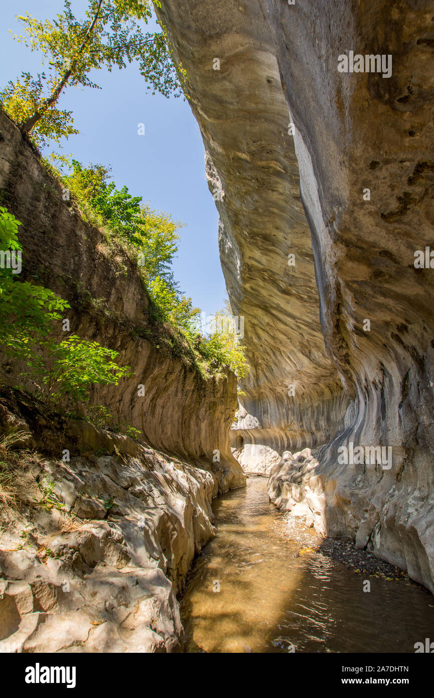 spectacular gorge geological formation cheile banitei near petrosani ...