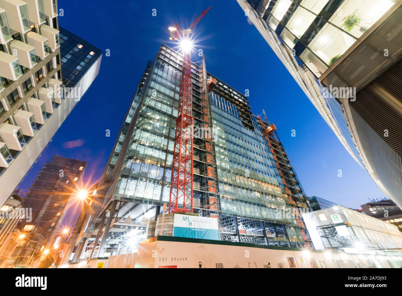 BT headquarter One Braham, Aldgate East Stock Photo - Alamy