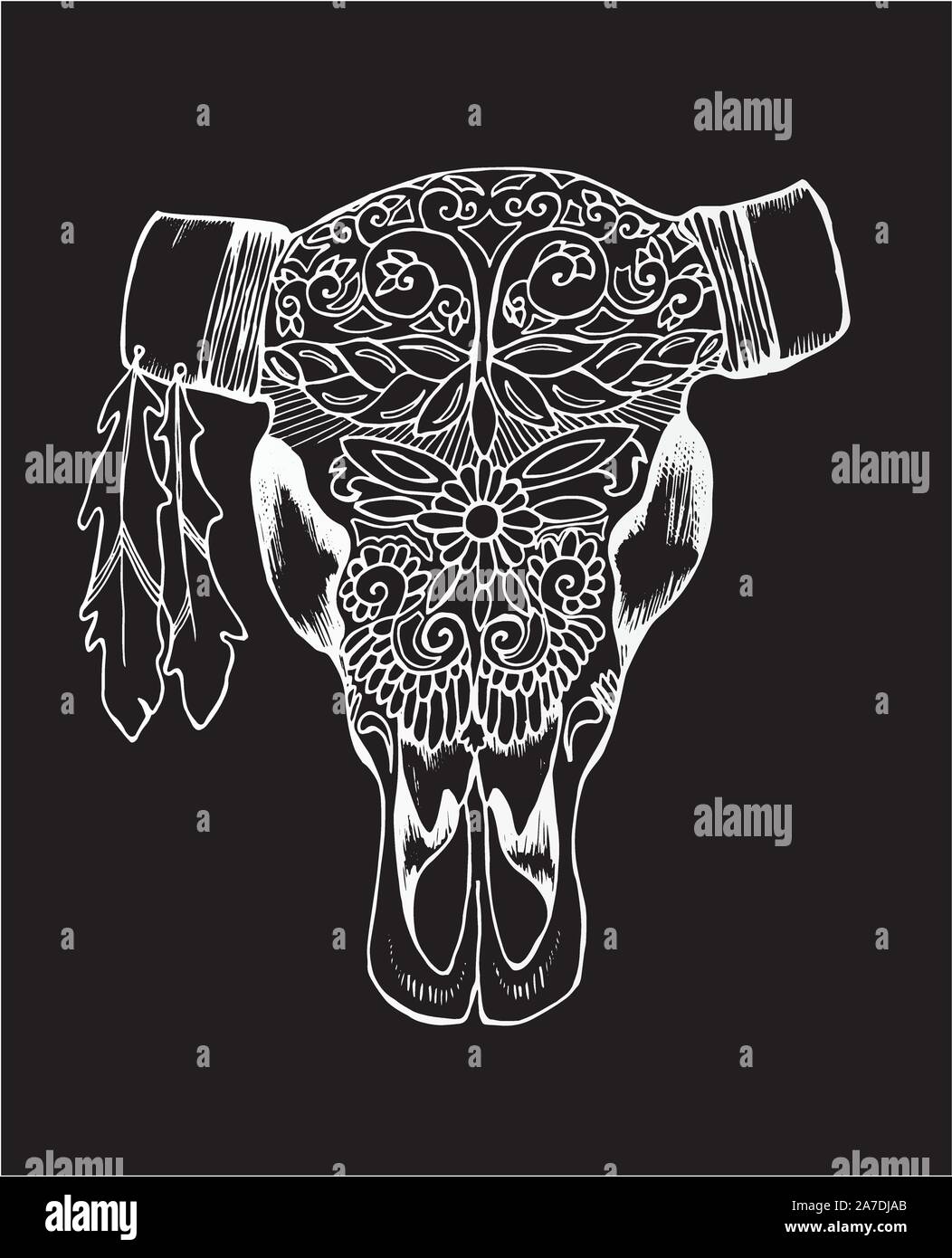 Bulls cows Stock Vector Images - Alamy