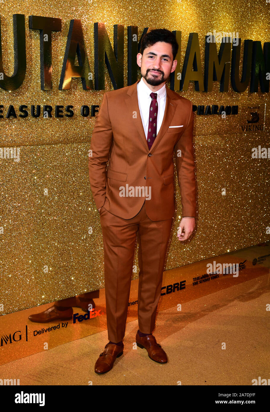 Amir El-masry during the Tutankhamun Treasures Of The Golden Pharaoh ...