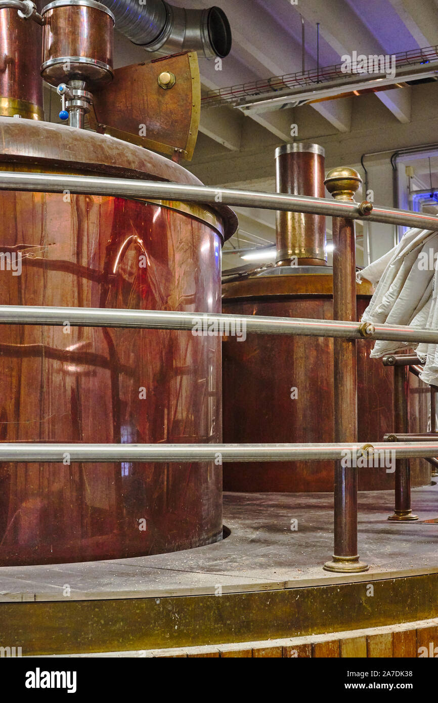 Ægisgarður, craft beer factory in Reykjavik, Icleand, views over the ...