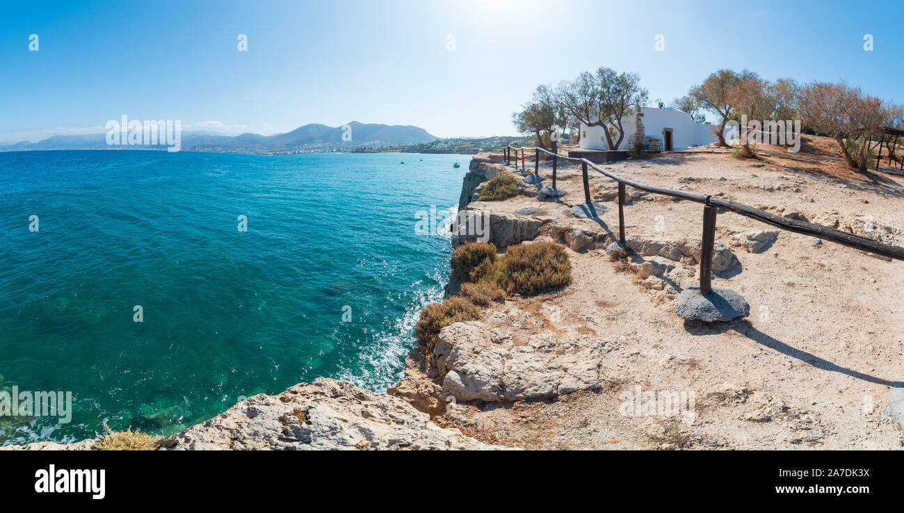 Amazing panorama scenery of Crete island Stock Photo - Alamy