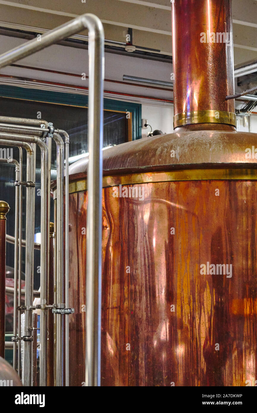 Ægisgarður, craft beer factory in Reykjavik, Icleand, views over the ...