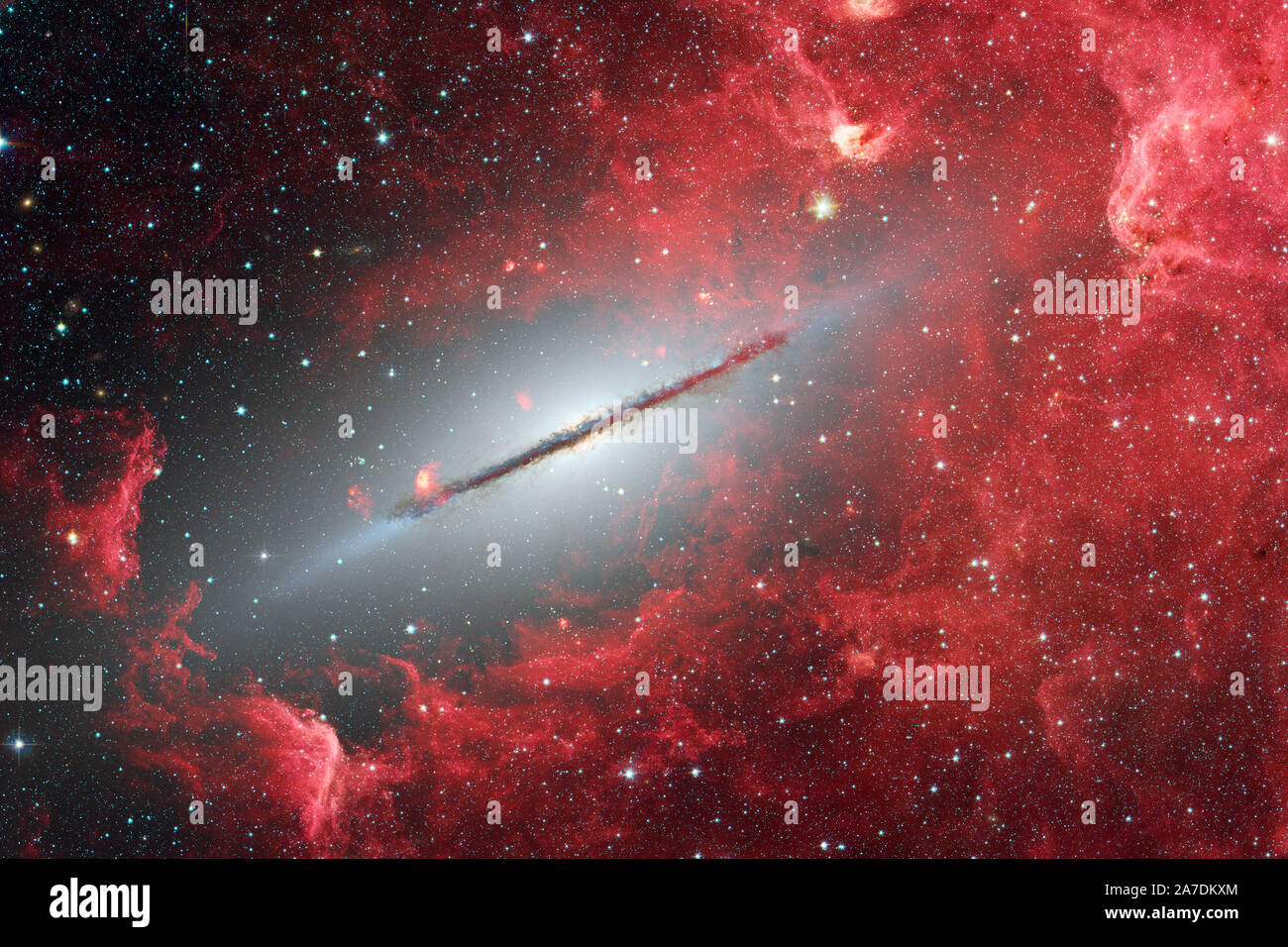 Nebula in outer space. Gas and dust clouds. Elements of this image ...