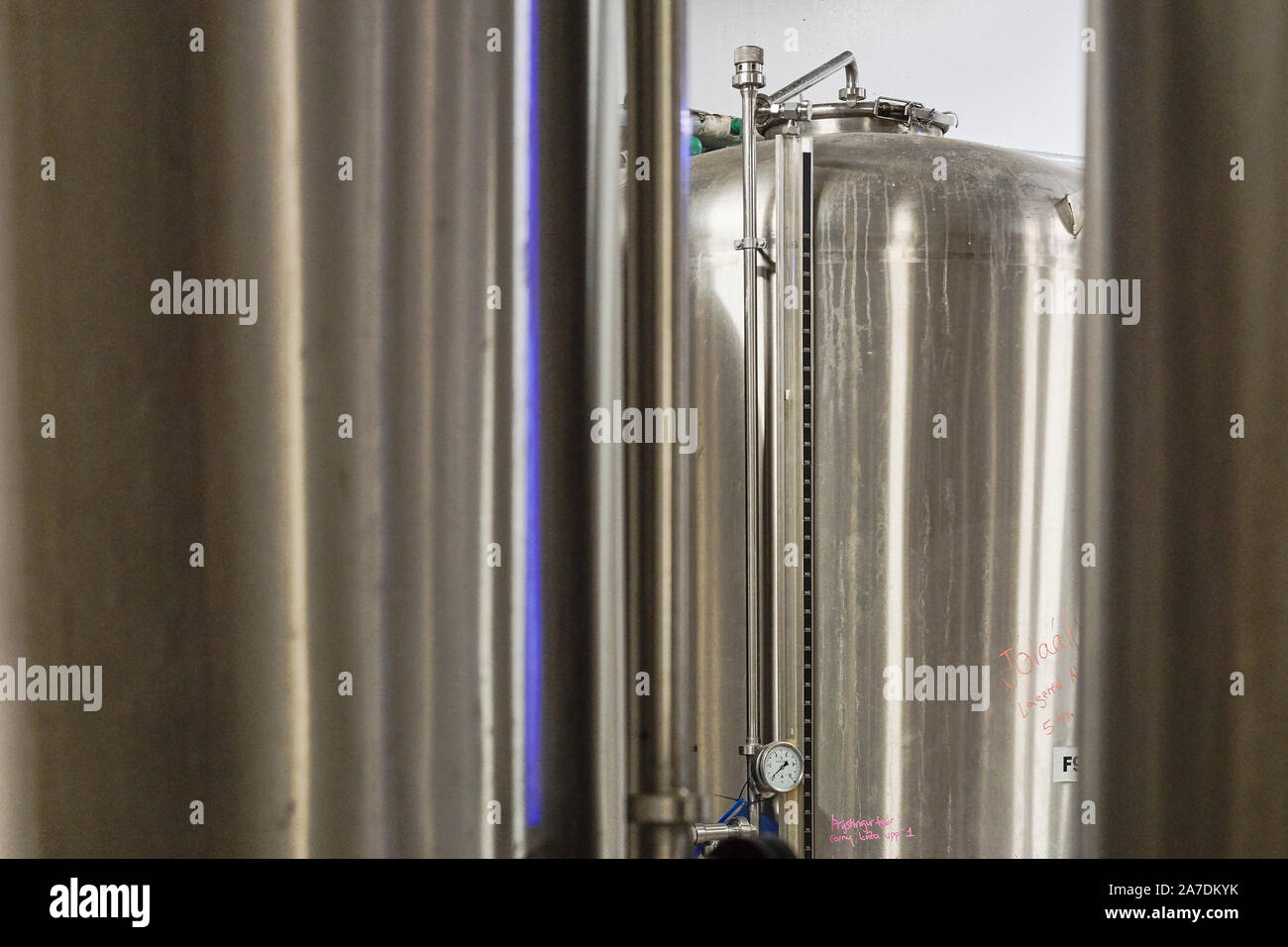 Ægisgarður, craft beer factory in Reykjavik, Icleand, views over the ...