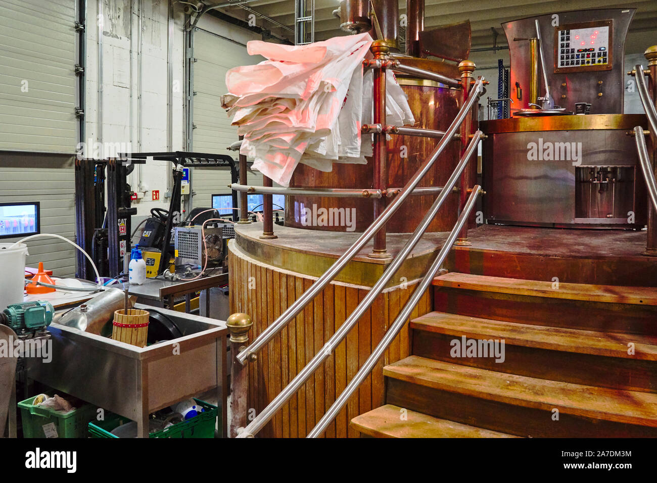 Ægisgarður, craft beer factory in Reykjavik, Icleand, views over the ...