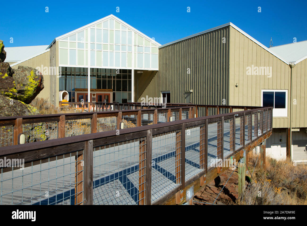 Visitor Center, National Historic Oregon Trail Interpretive Center ...
