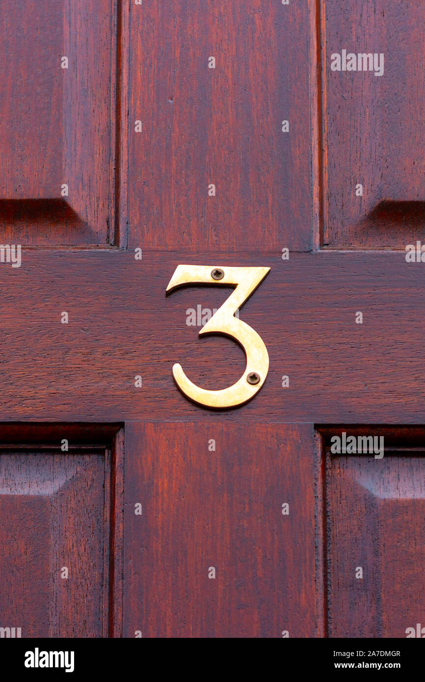 House number numbers 3 three hi-res stock photography and images - Alamy
