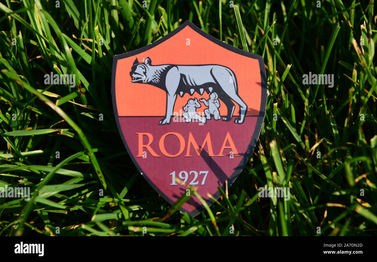 Roma fc logo hi-res stock photography and images - Alamy