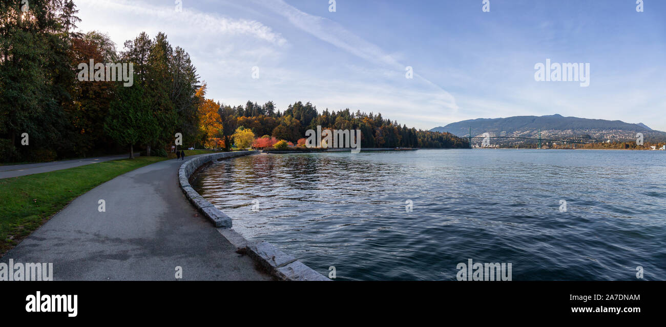 Downtown Vancouver, British Columbia, Canada. Beautiful Panoramic View ...