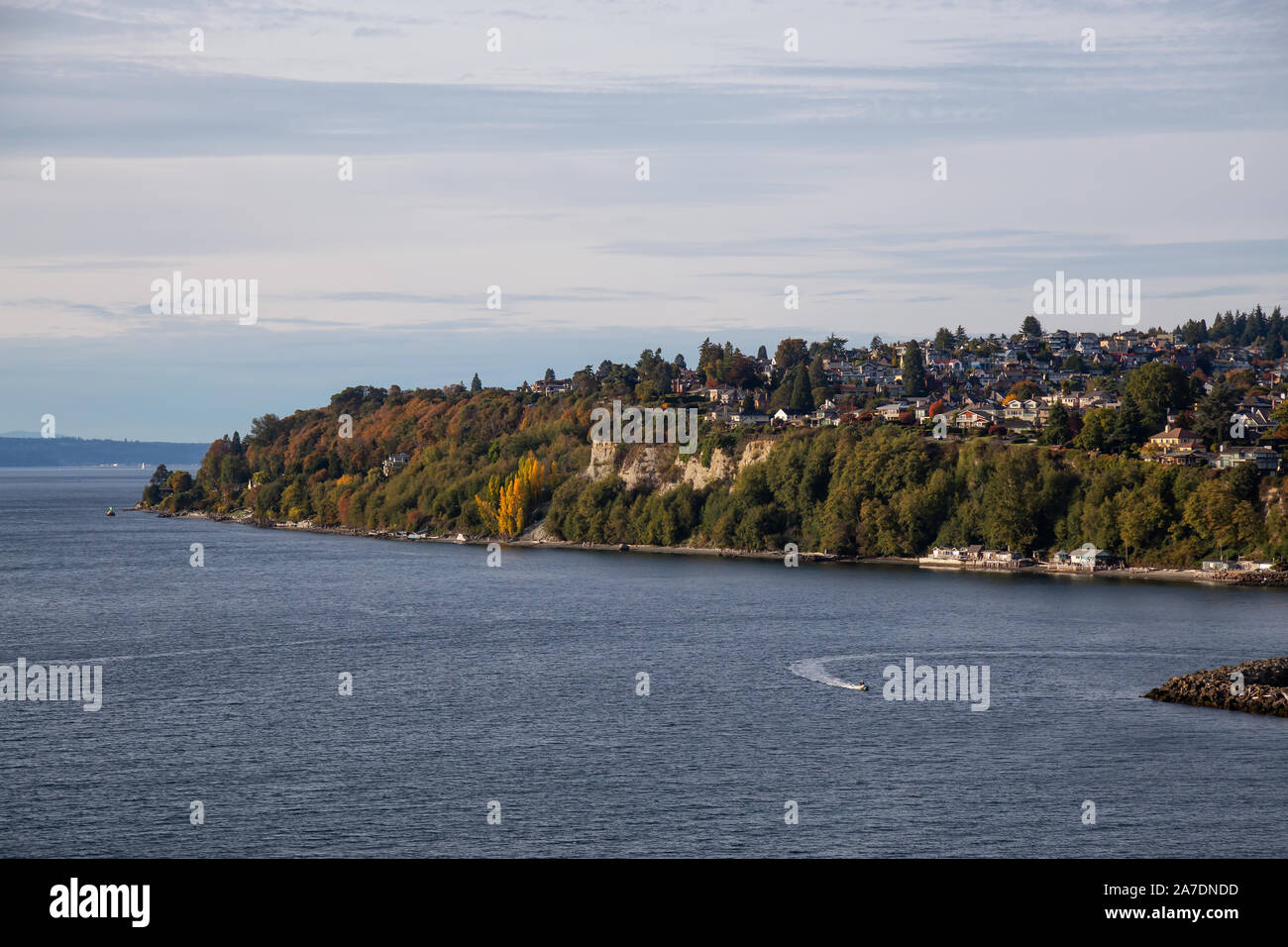 Aerial View Of Seattle Neighborhood High Resolution Stock Photography ...