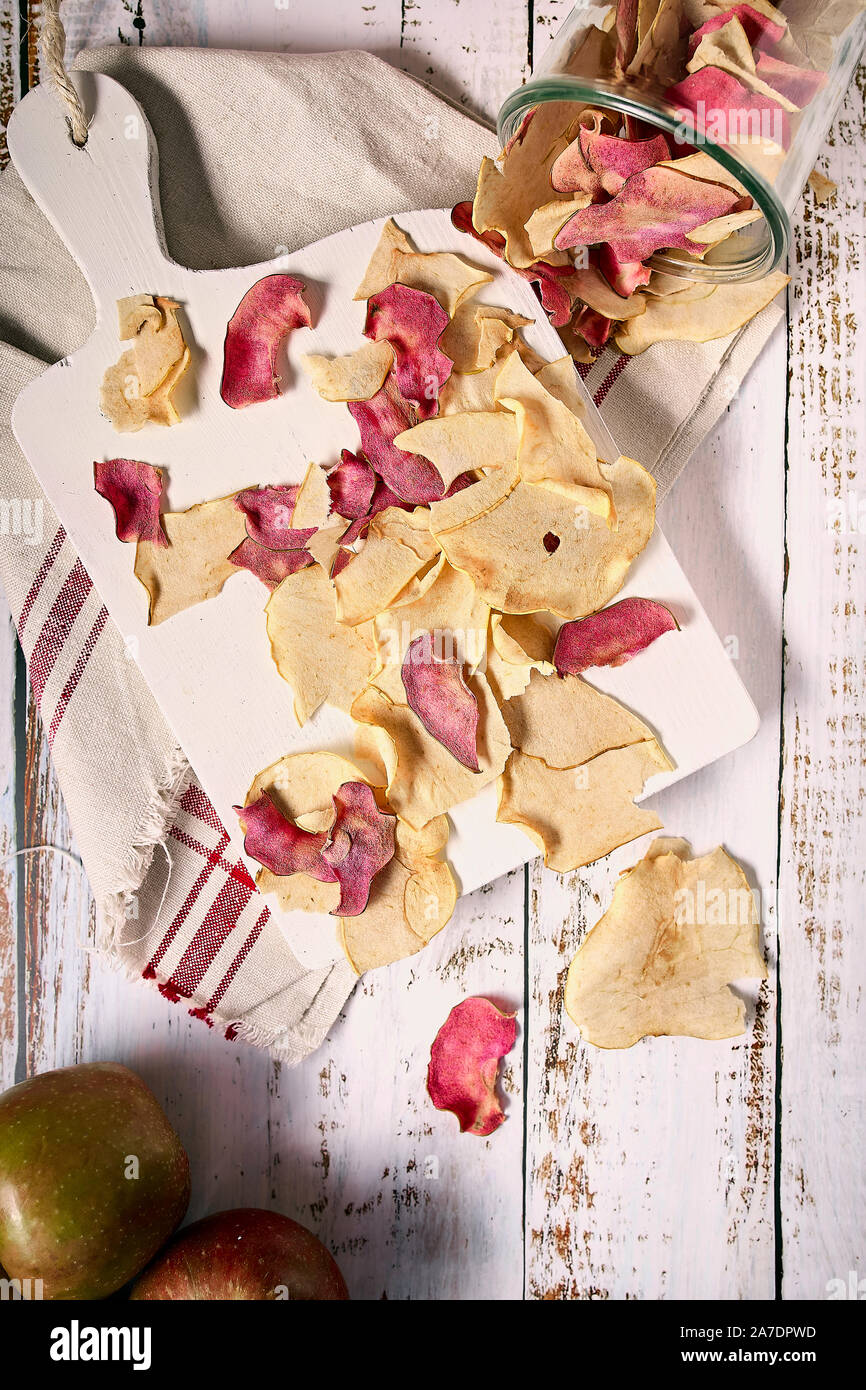 Apple and chips hi-res stock photography and images - Alamy