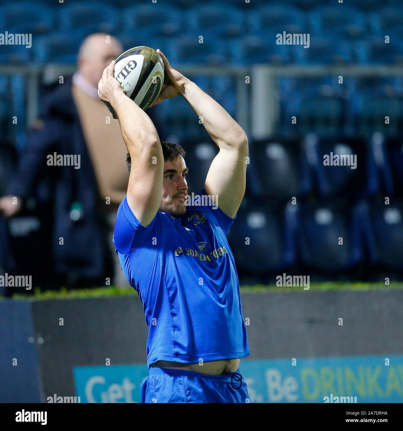 RDS Arena, Dublin, Leinster, Ireland. 1st Nov, 2019. Guinness Pro 14 ...