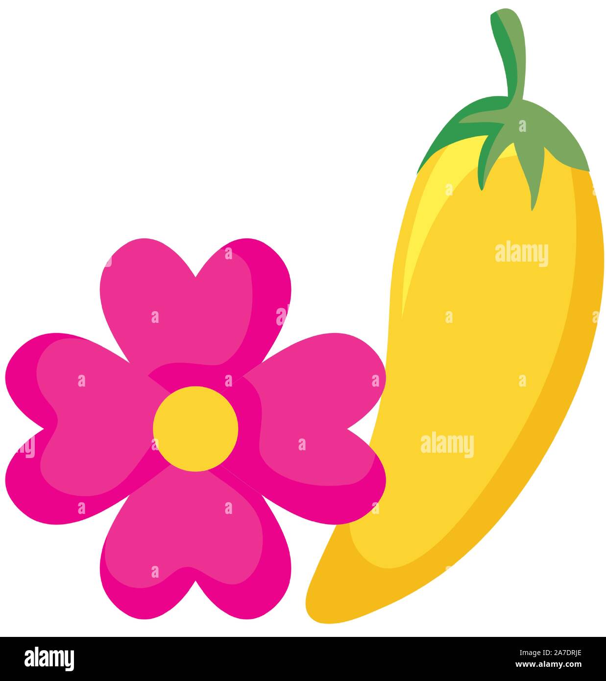 Blossom chili Stock Vector Images - Alamy