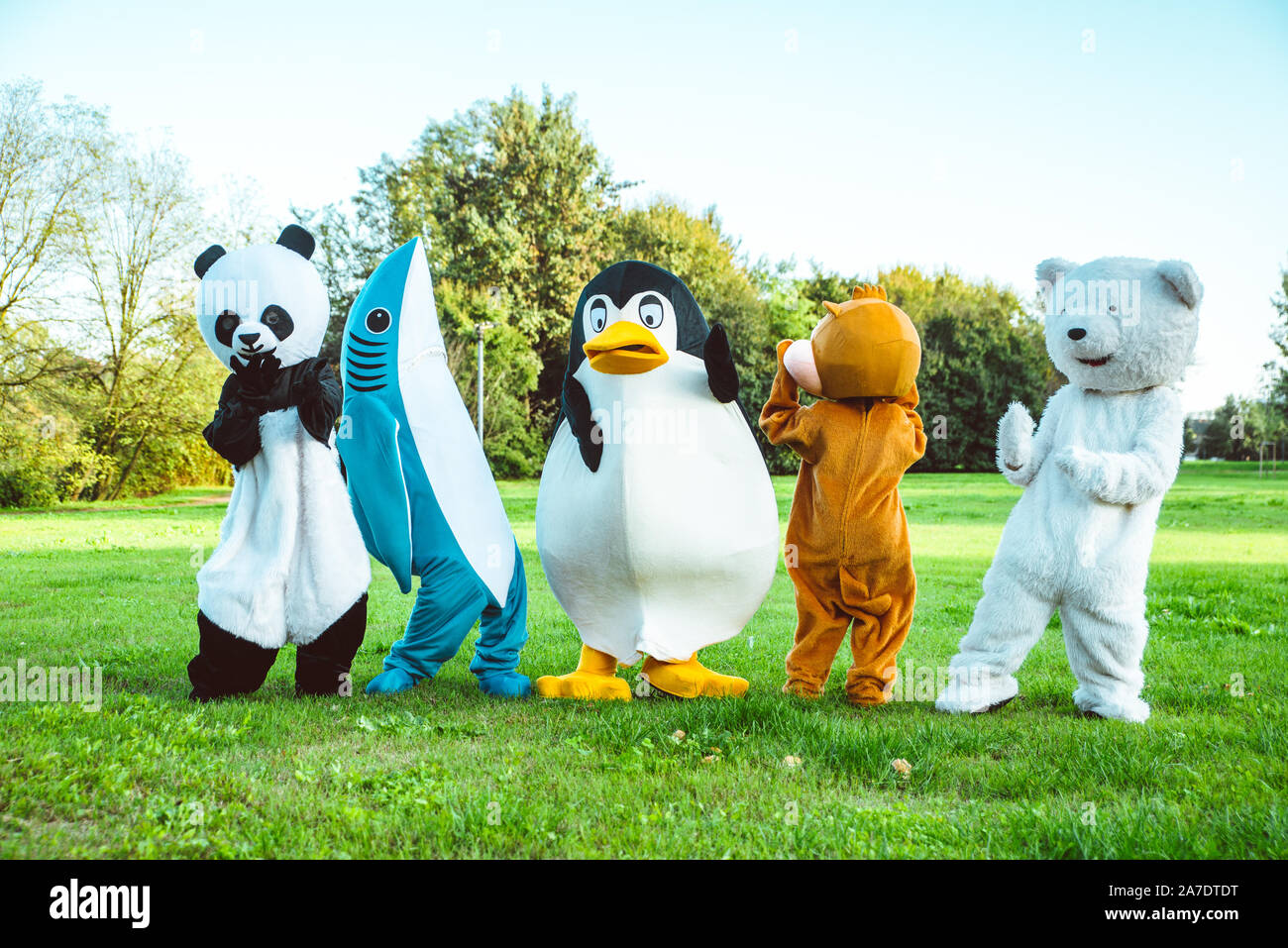 Mascotte dance hi-res stock photography and images - Alamy