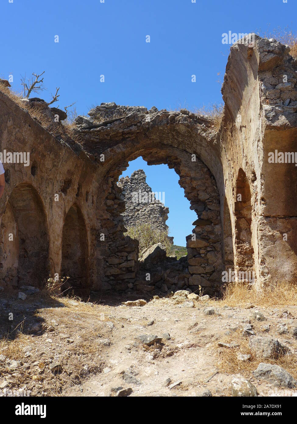 Aegean medieval settlement, Kithira, Greece Stock Photo - Alamy