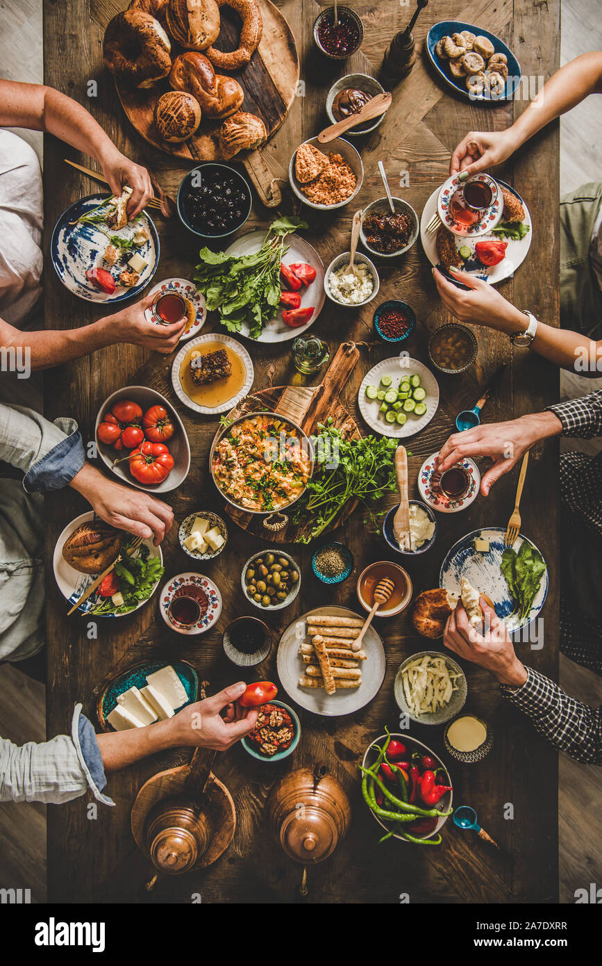 Flat lay breakfast table hi-res stock photography and images - Alamy