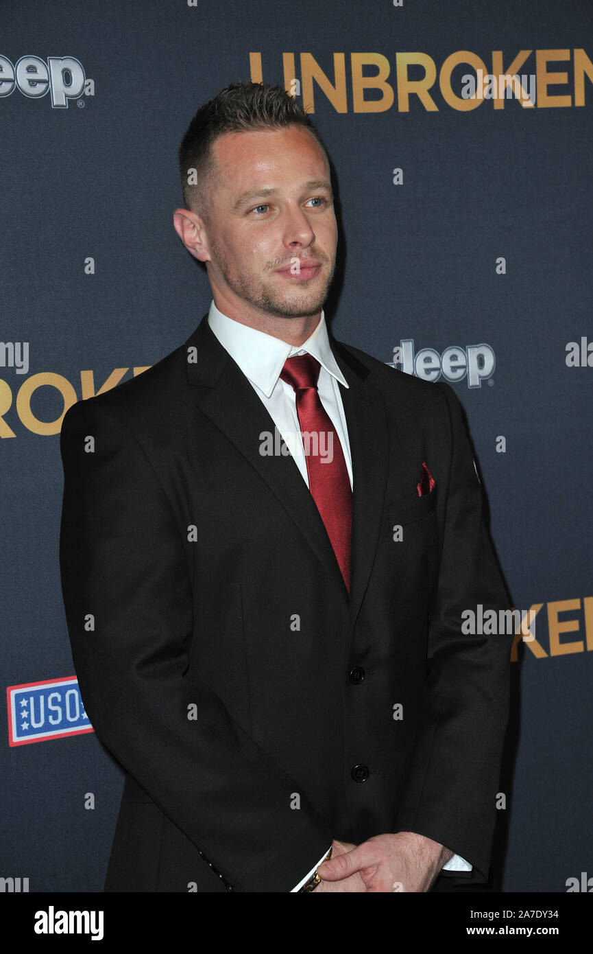 LOS ANGELES, CA - DECEMBER 15, 2014: Ryan Ahern at the Los Angeles ...