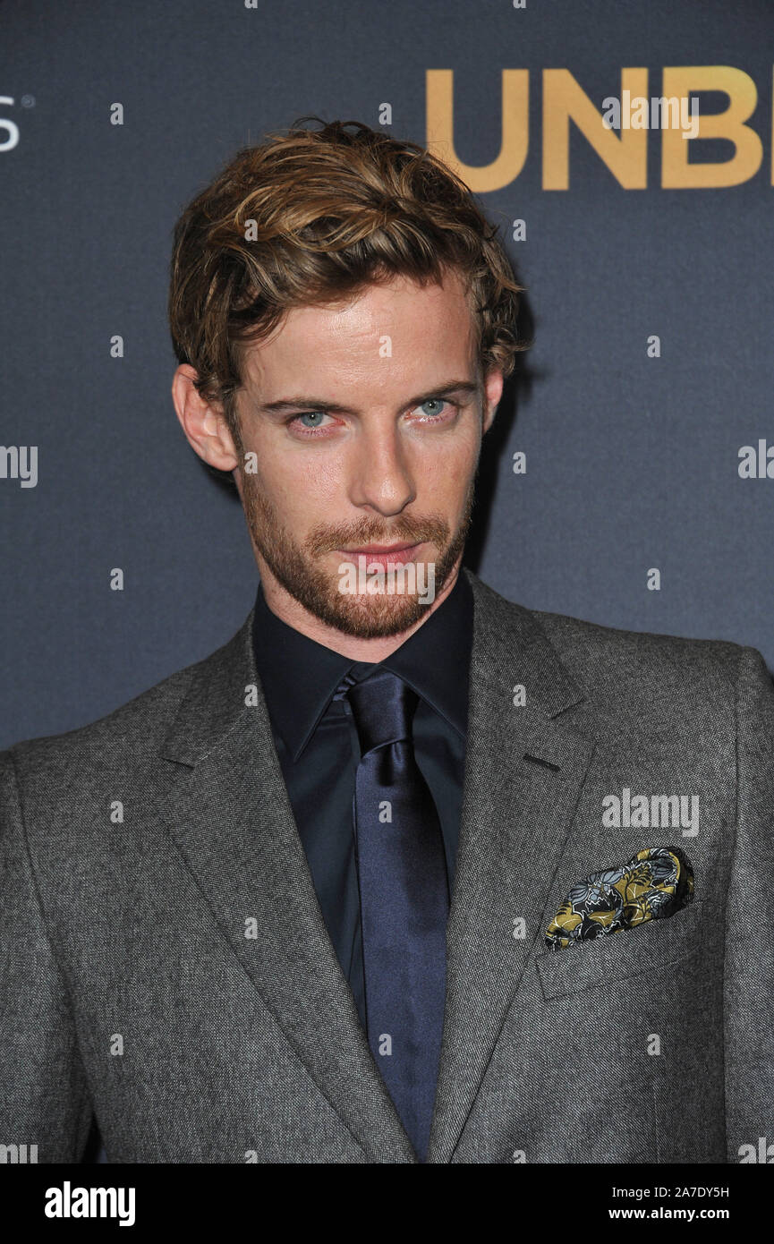 LOS ANGELES, CA - DECEMBER 15, 2014: Luke Treadaway at the Los Angeles ...