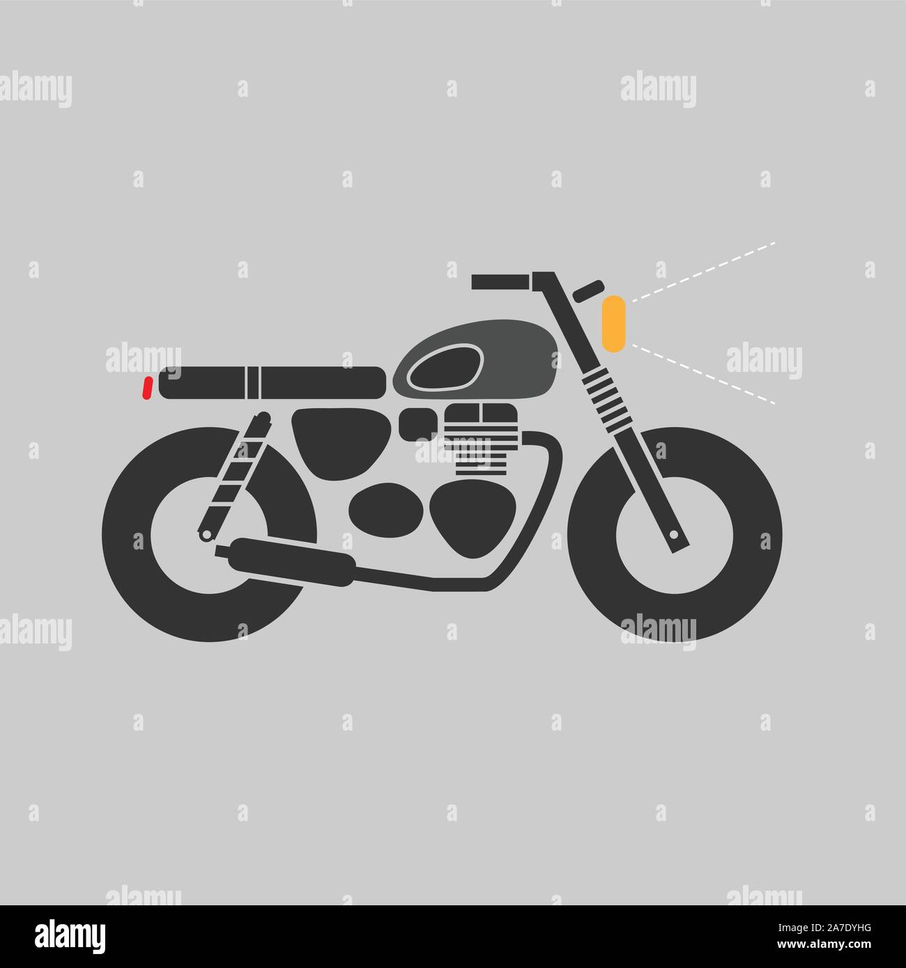 motorcycle , cafe racer , vector Stock Vector Image & Art - Alamy