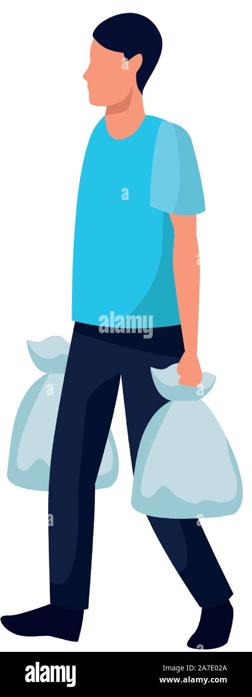 Eco bags supermarket food Stock Vector Images - Alamy