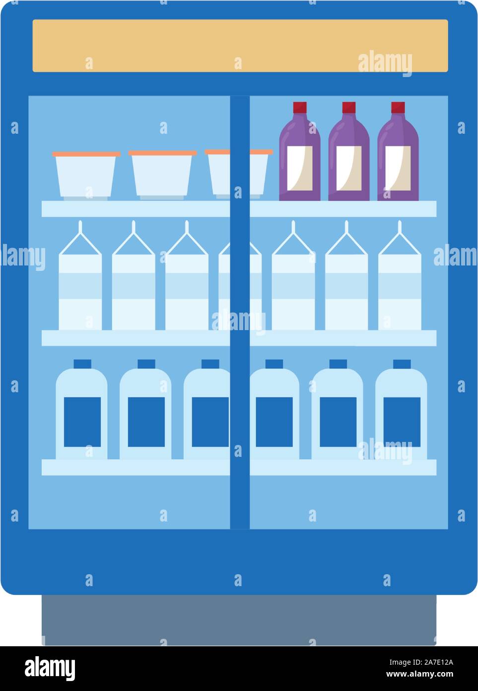 beverages bottles fridge icon Stock Vector Image & Art - Alamy