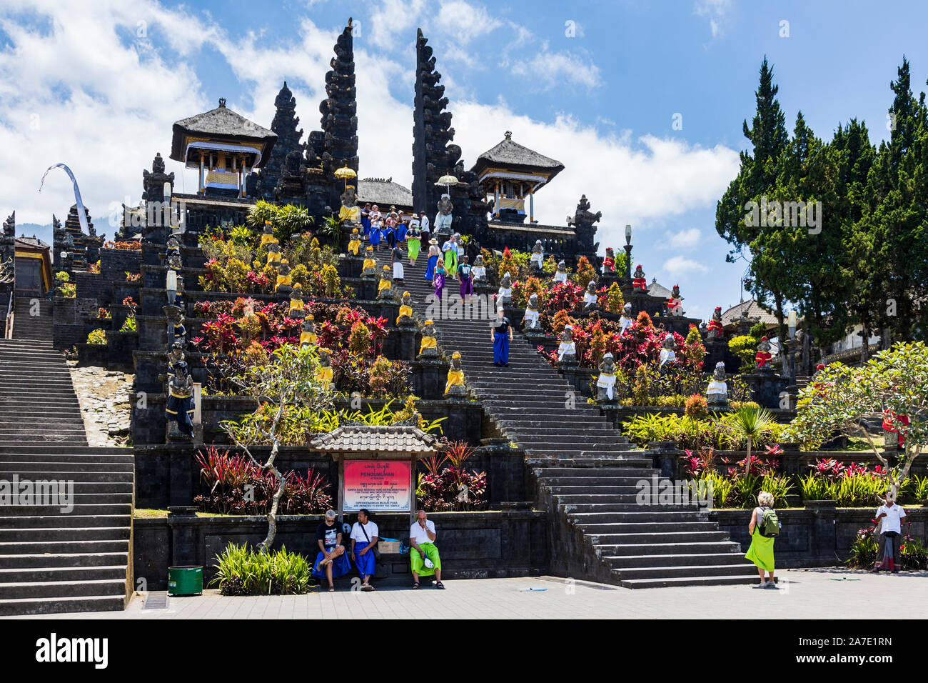 Besakih Temple, Pura Agung Besakih, near Mount Agung, Bali, Indonesia ...