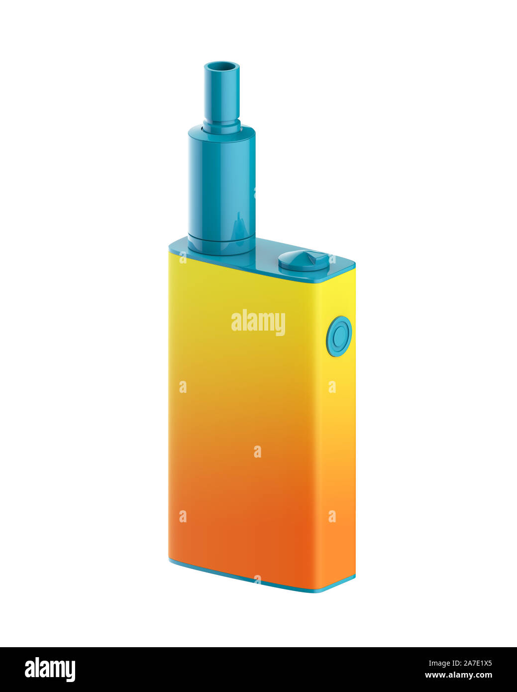 Popular modern vaping device. Safely Vaper gadget 3d illustration ...