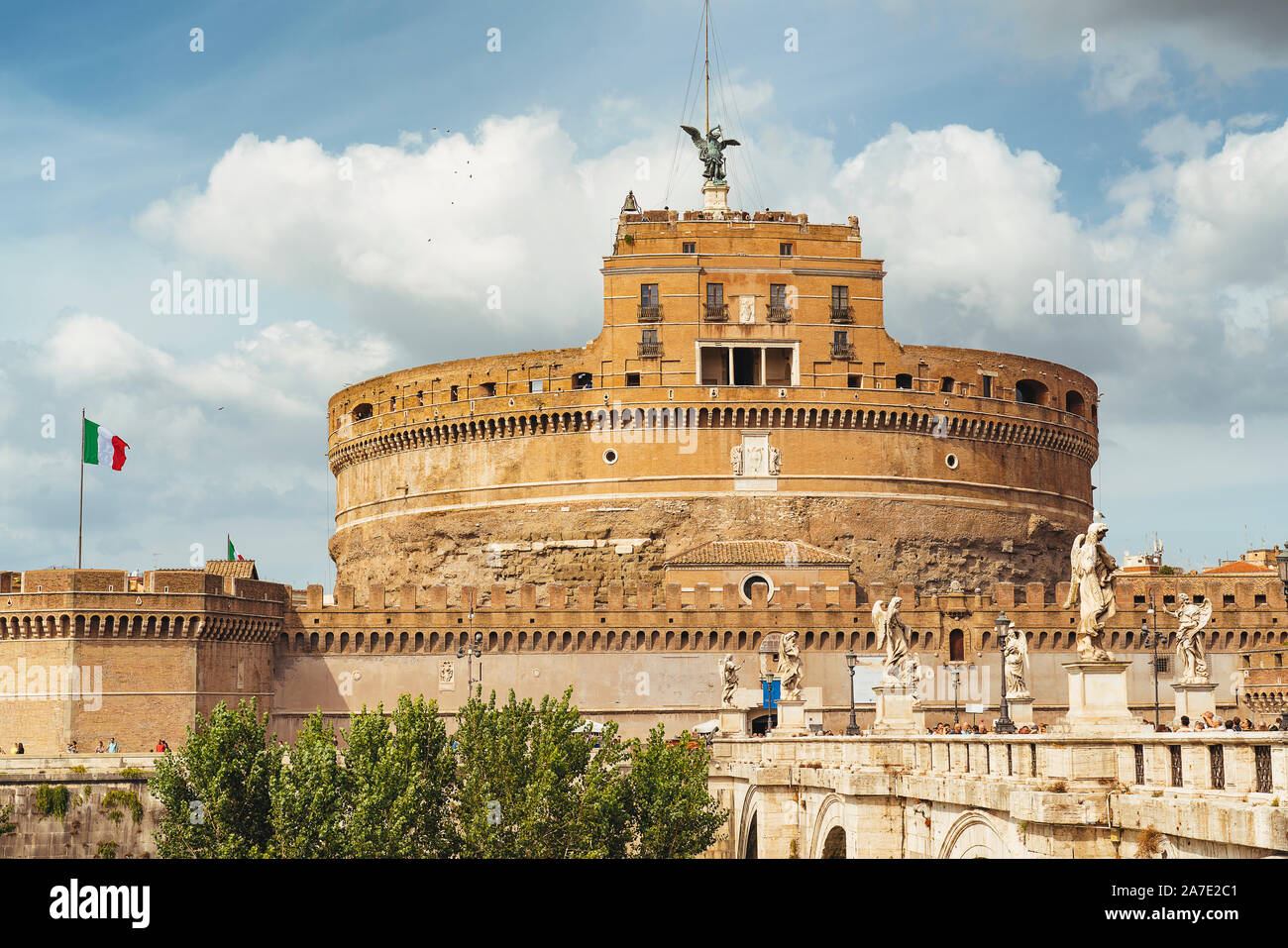Castle Sant'Angelo (castle of Holy Angel) and Ponte or bridge Sant ...