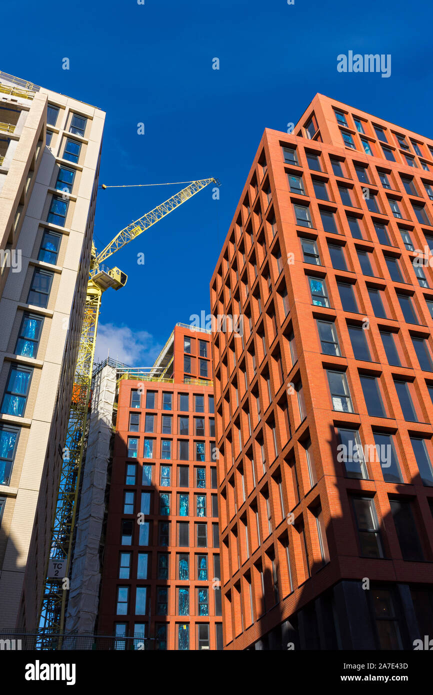 The Calico Building and the Carding Building, (under construction, Oct ...