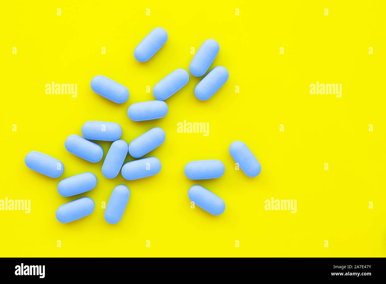 "PrEP" ( Pre-Exposure Prophylaxis). used to prevent HIV, yellow ...