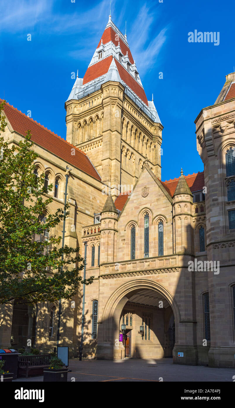 The Manchester University Tower Manchester Museum, from the the Old ...