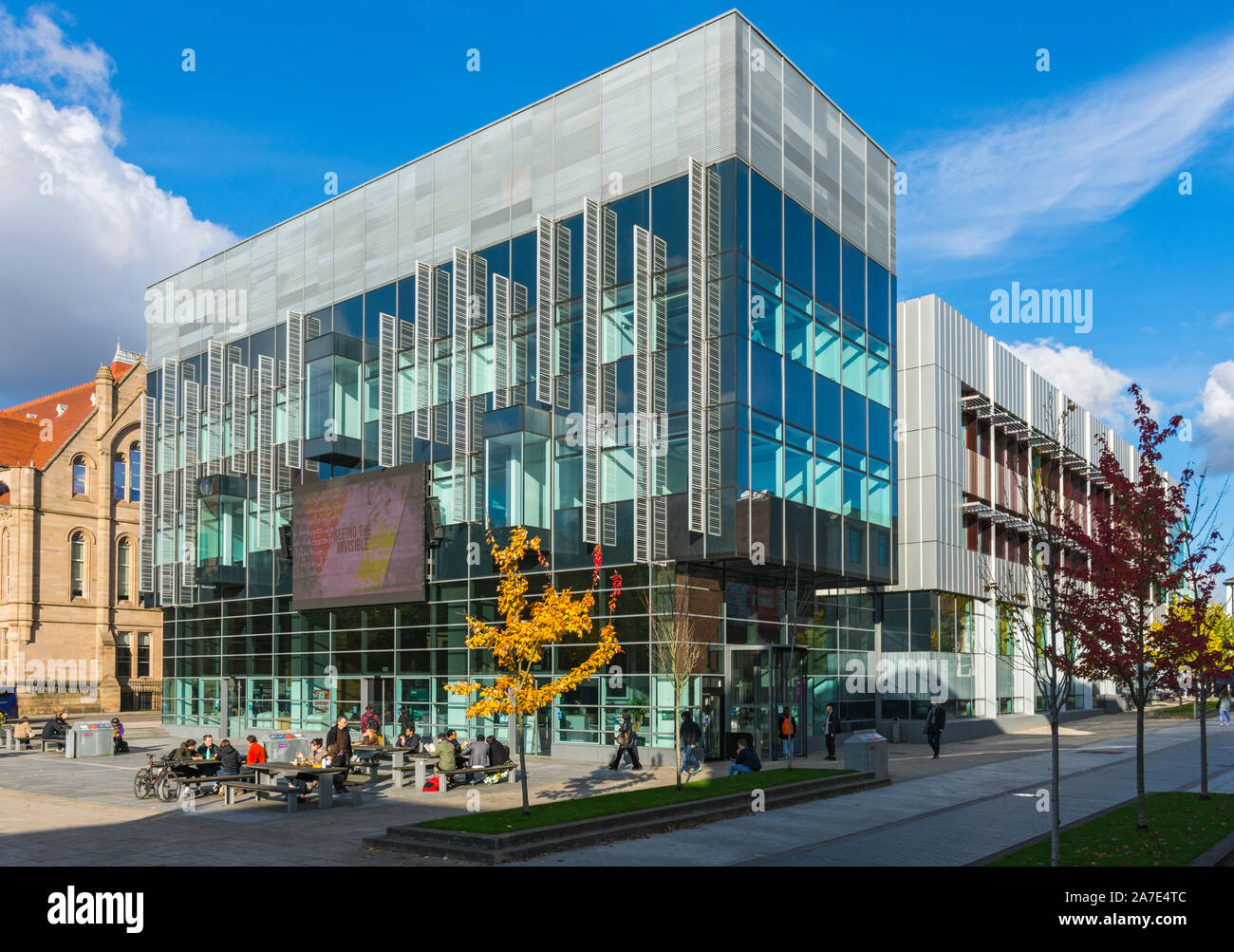 Alan Gilbert Learning Commons building, Manchester University campus ...