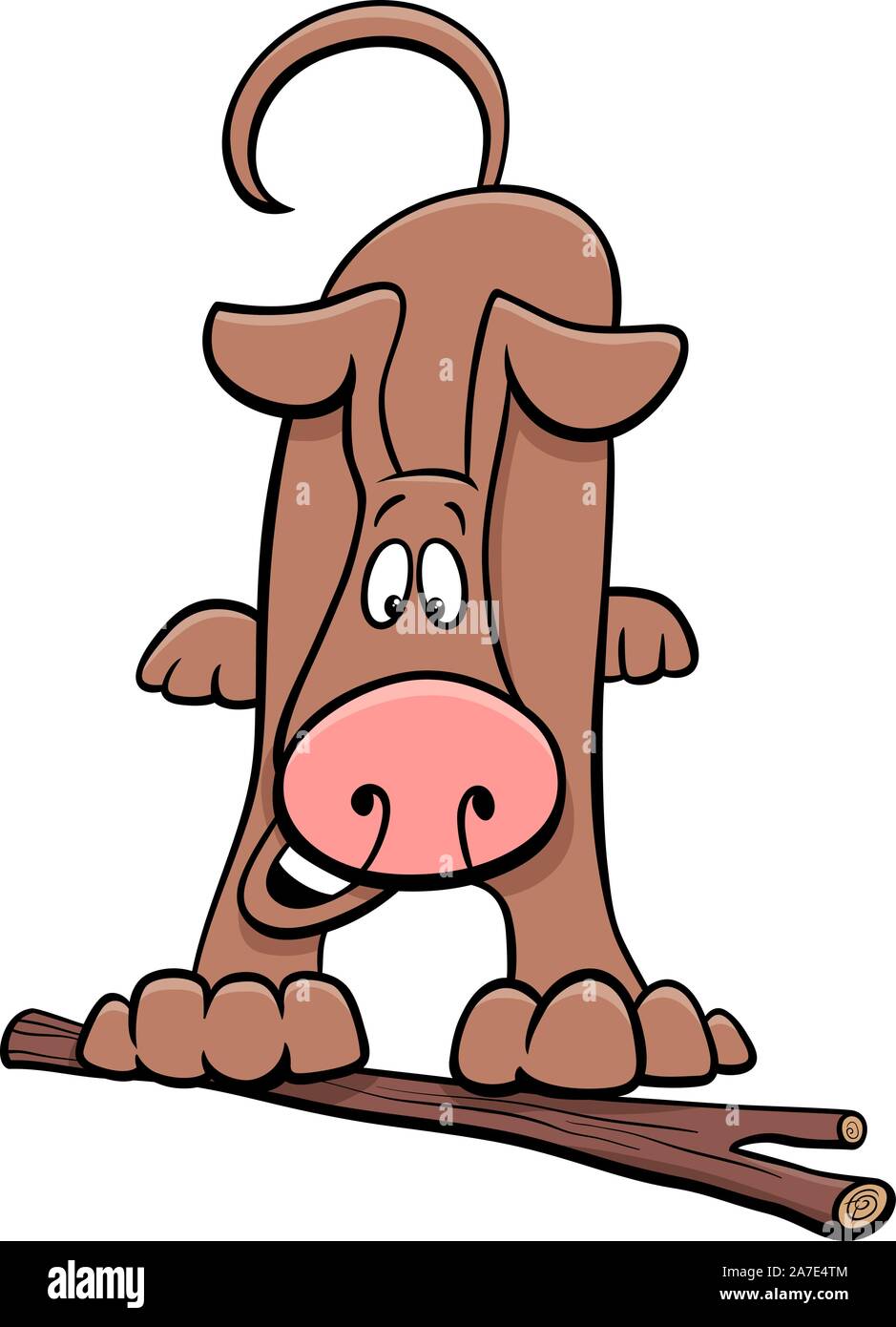 Stick dog drawing hi-res stock photography and images - Alamy