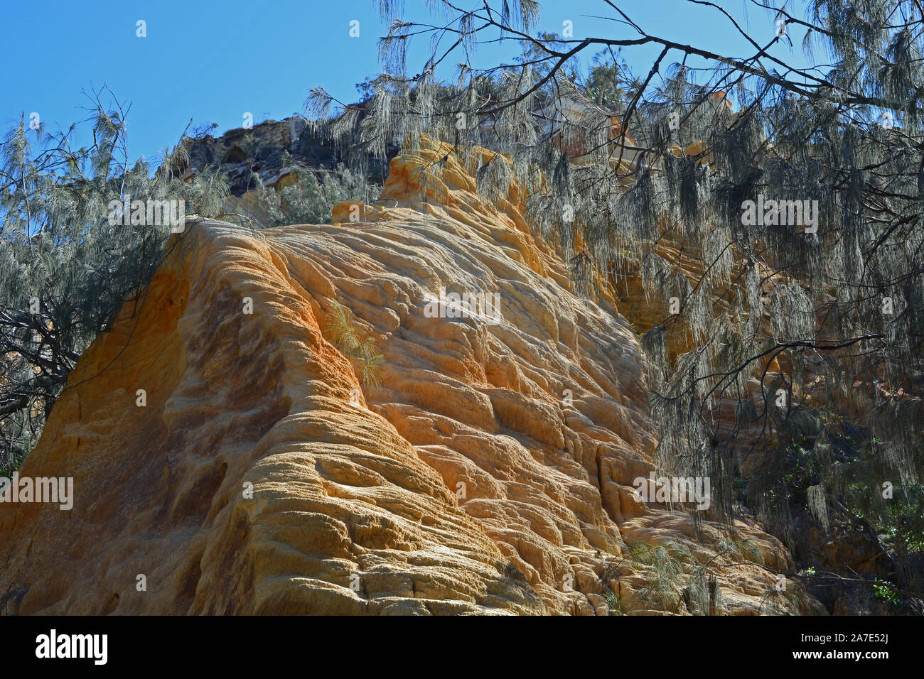Coloured Sands, K'gari, Fraser Island, Queensland, Australia, World ...