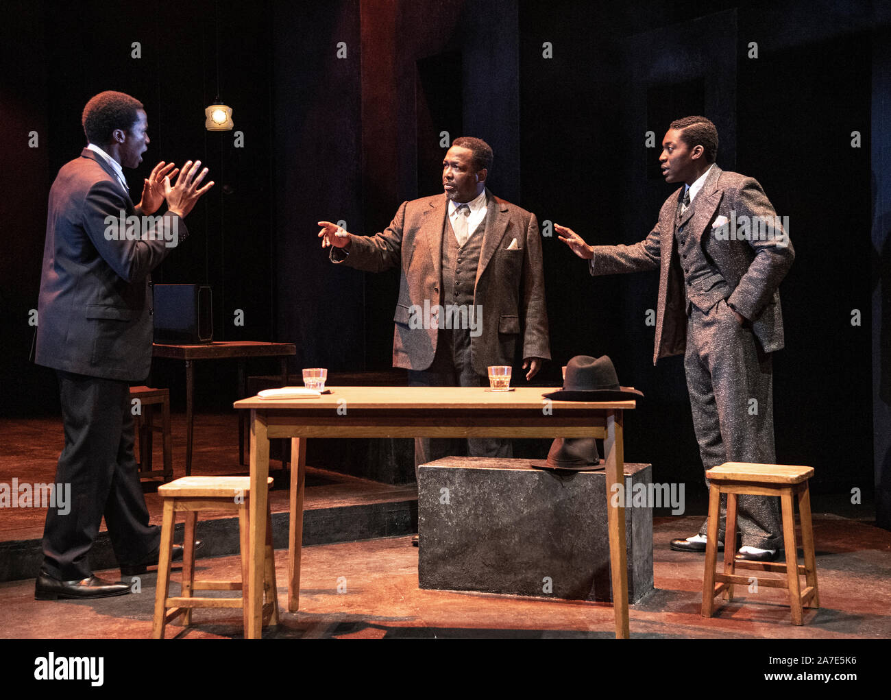 London, UK. 1st Nov 2019. Wendell Pierce, Sope Dirisu and Natey Jones ...