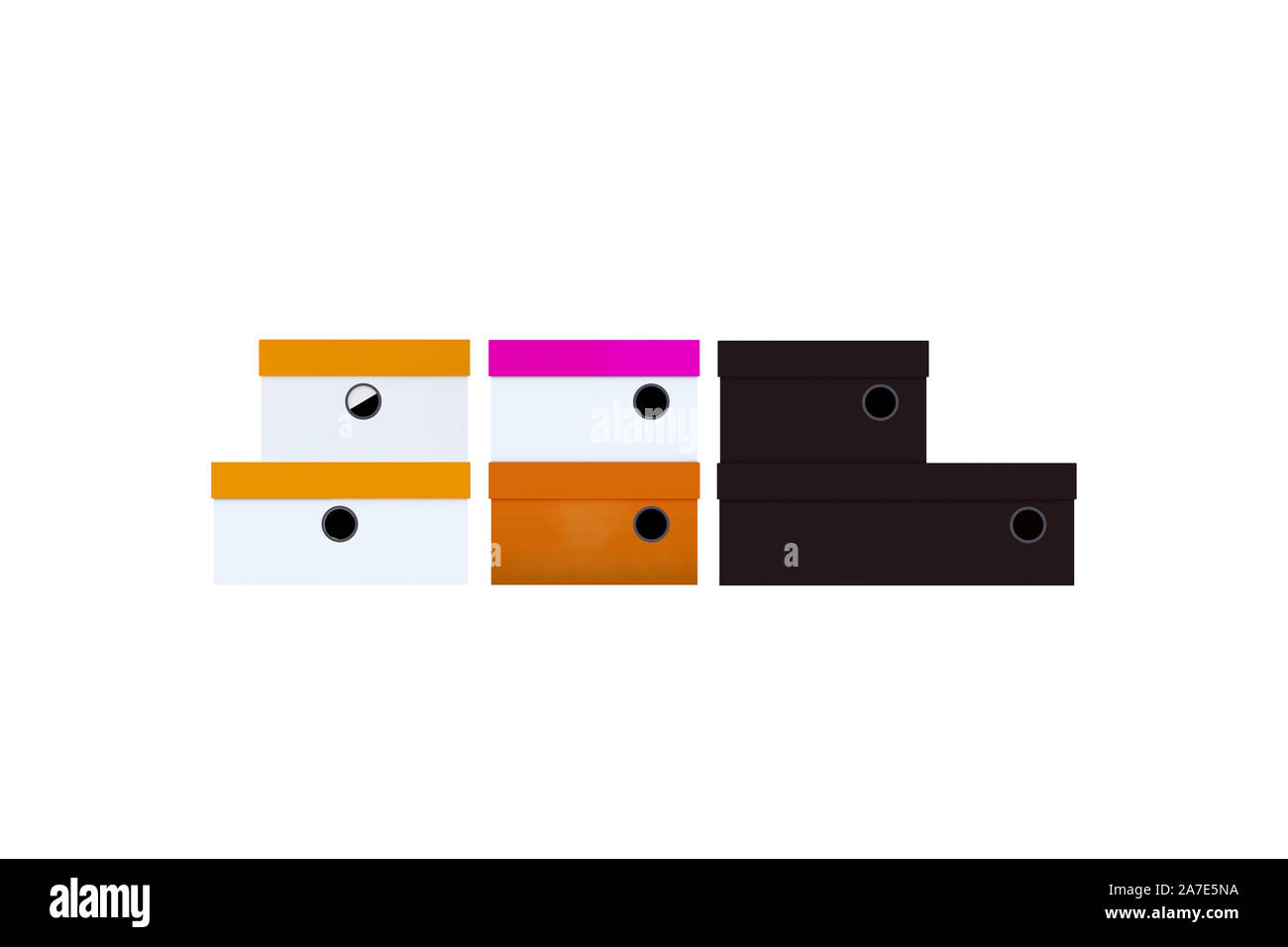 3d render of shopping boxes Stock Photo - Alamy