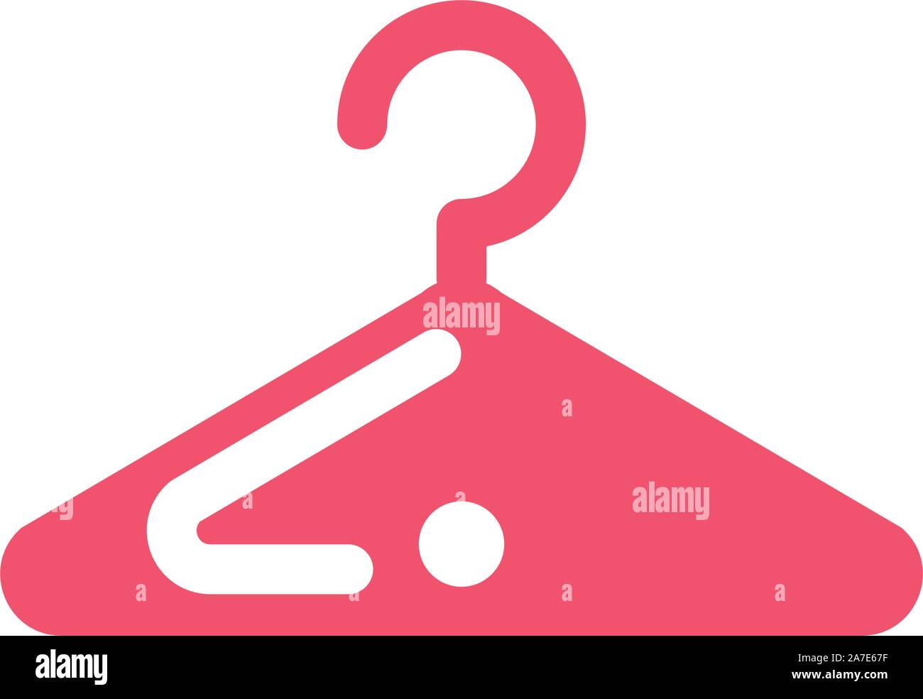 hangers , icon of shop on white background vector illustration design ...