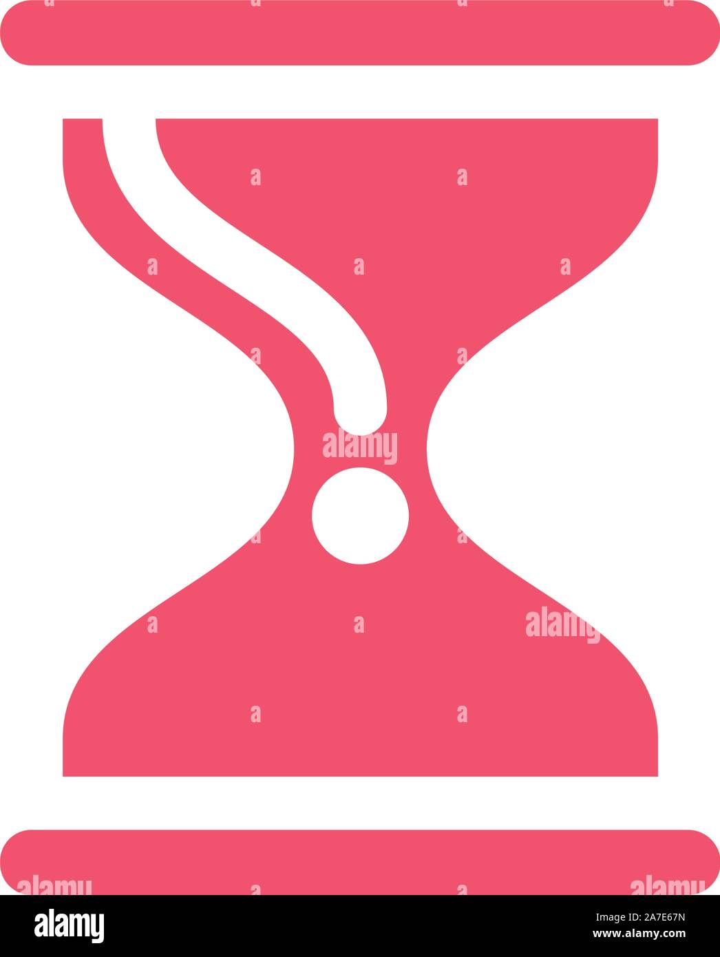 cute hourglass on white background vector illustration design Stock ...