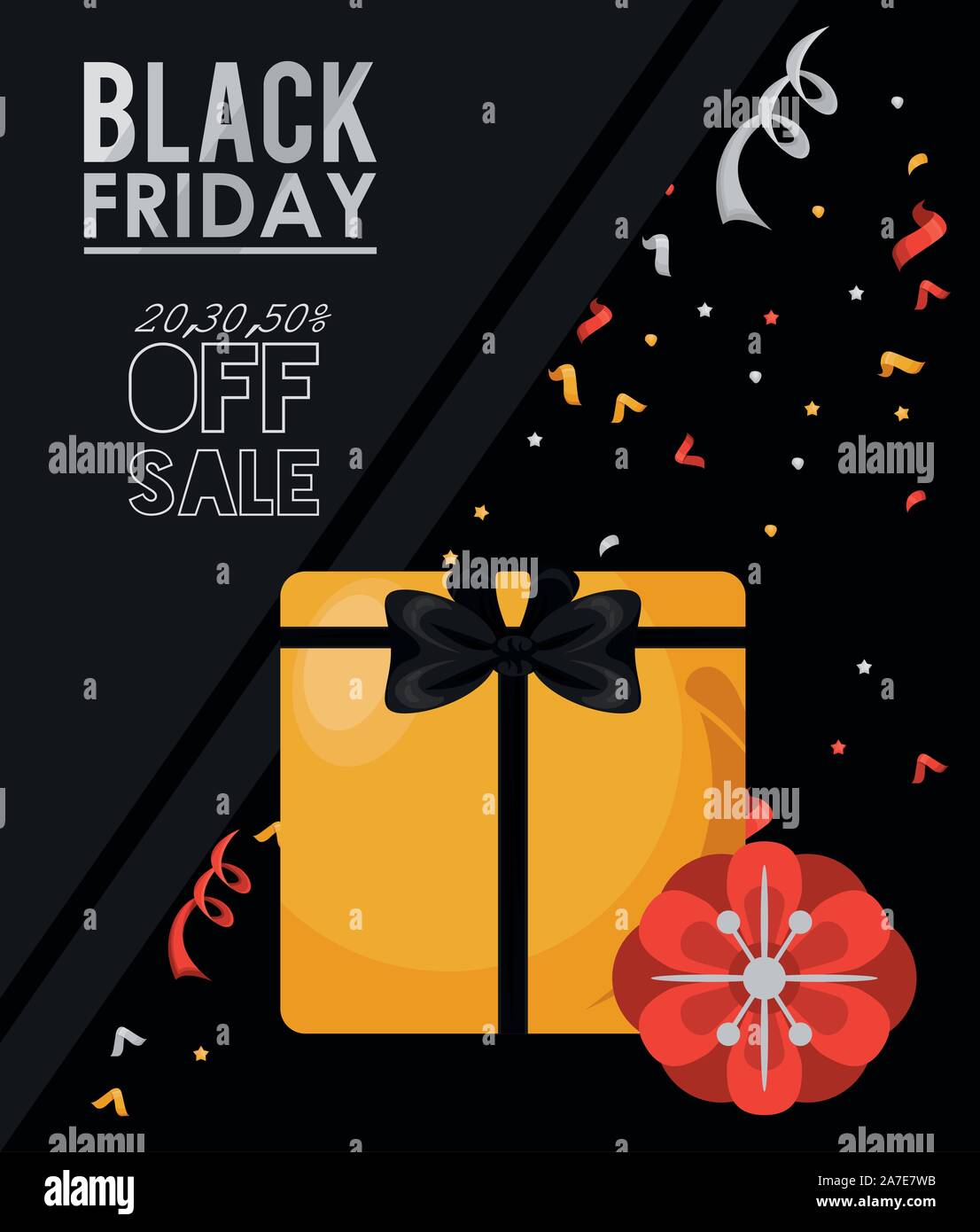 Gift boxes percent sign Stock Vector Images - Alamy