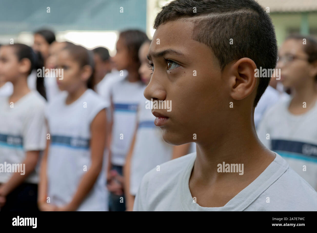 South america children schoolyard hi-res stock photography and images ...