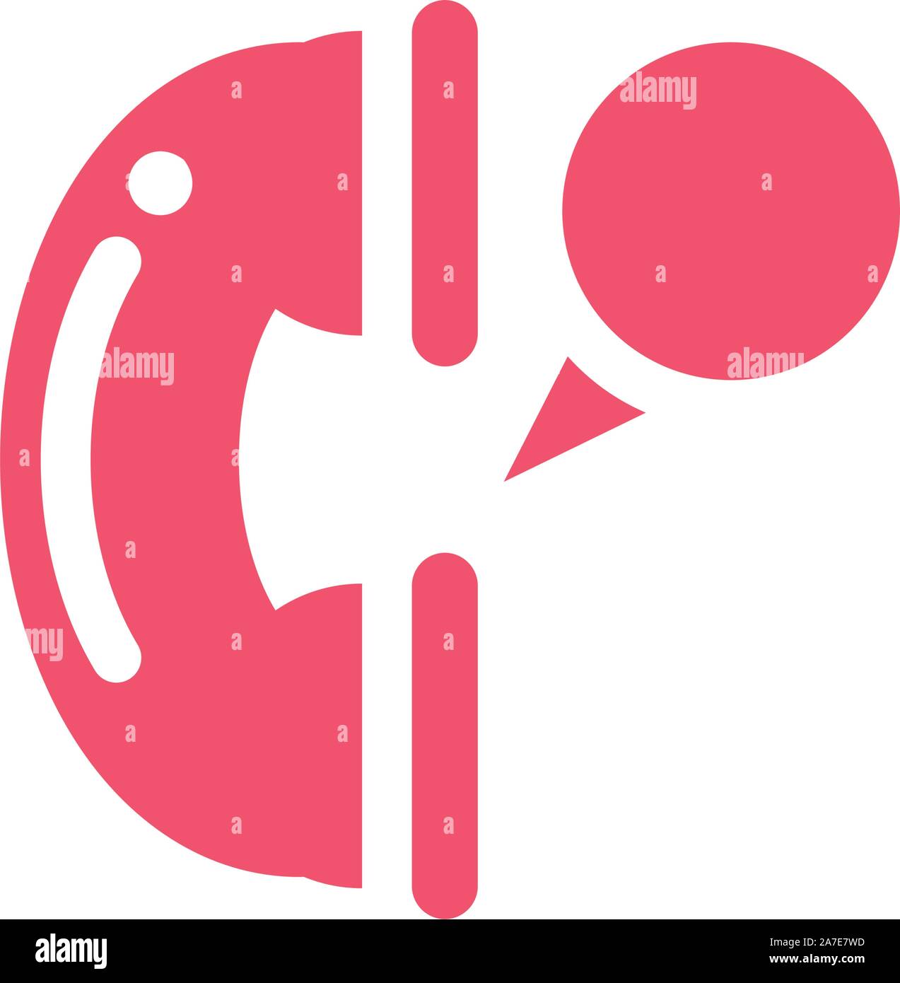 telephone receiver on white background vector illustration design Stock ...