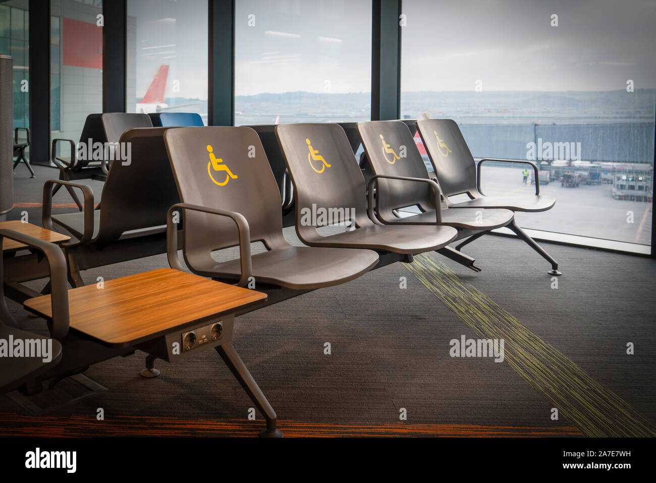 Handicapped access seating hi-res stock photography and images - Alamy