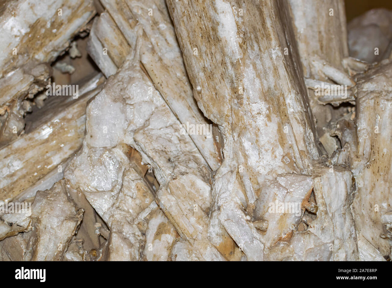 Danburite, a calcium boron silicate mineral texture Stock Photo - Alamy