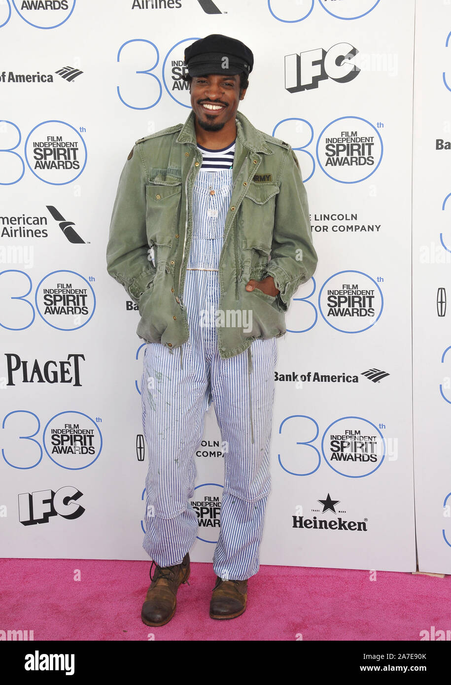 SANTA MONICA, CA - FEBRUARY 21, 2015: Andre Benjamin at the 30th Annual ...