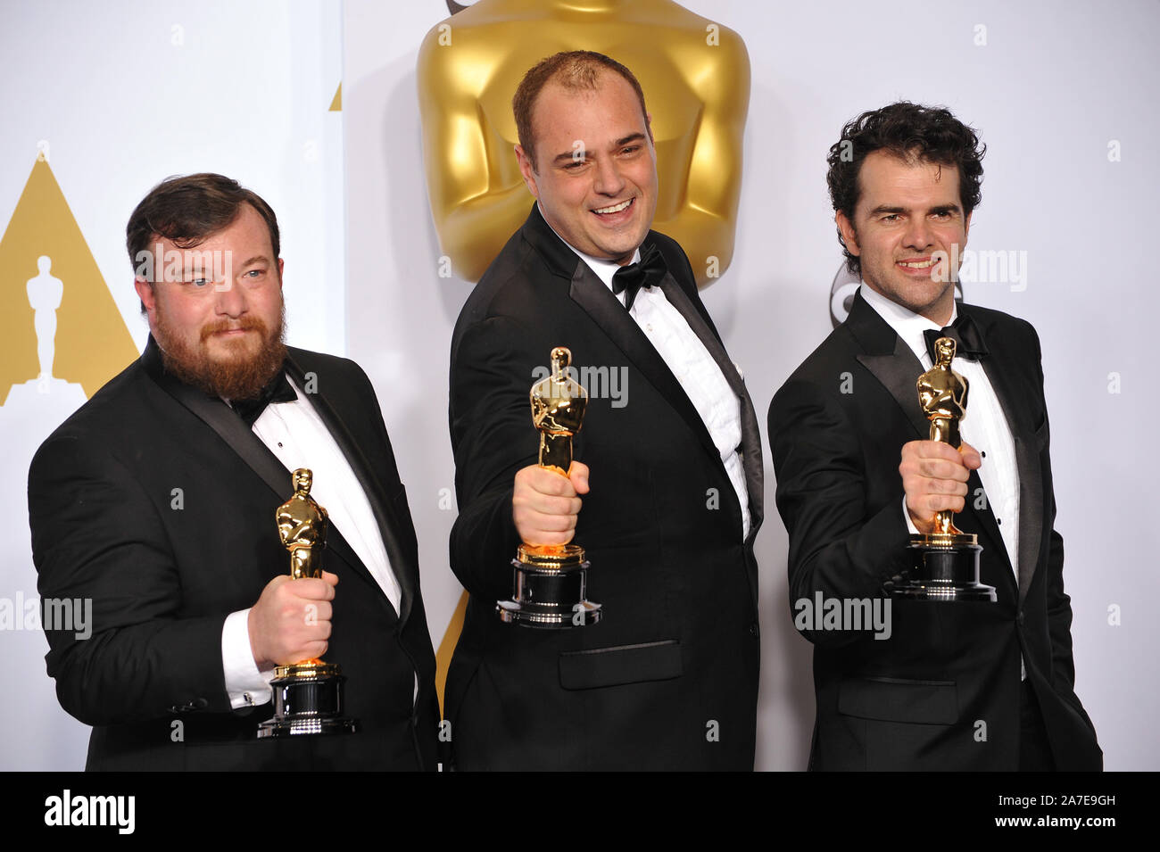 LOS ANGELES, CA - FEBRUARY 22, 2015: Craig Mann & Benn Wilkins & Thomas ...