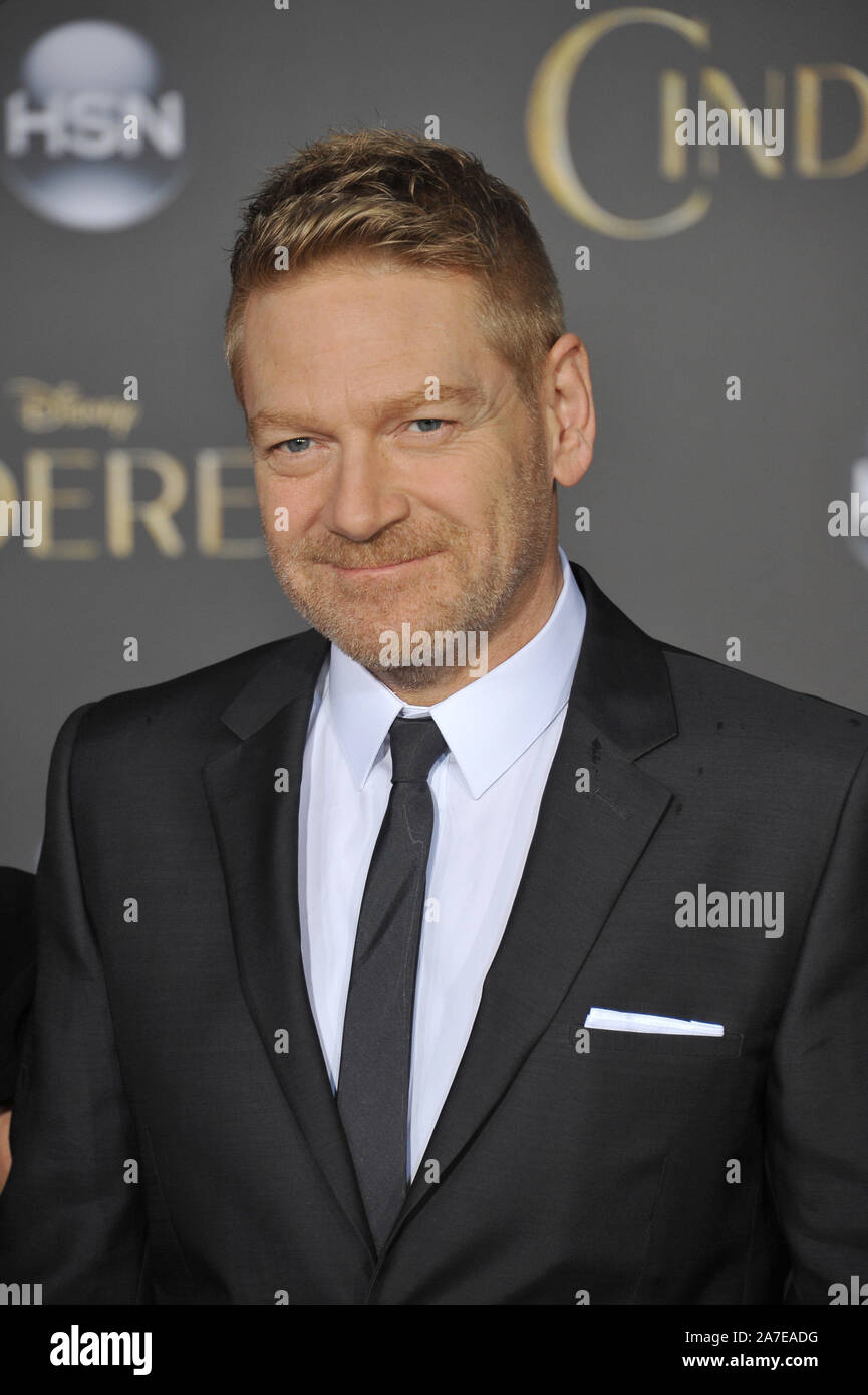 LOS ANGELES, CA - MARCH 1, 2015: Director Kenneth Branagh at the world ...