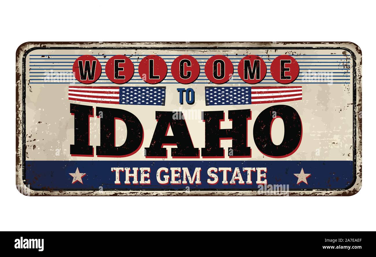 Idaho plaque Stock Vector Images - Alamy